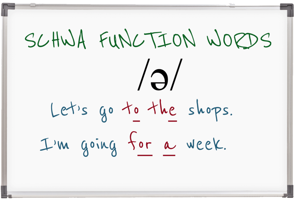 Schwa Function Words - Pronunciation Studio