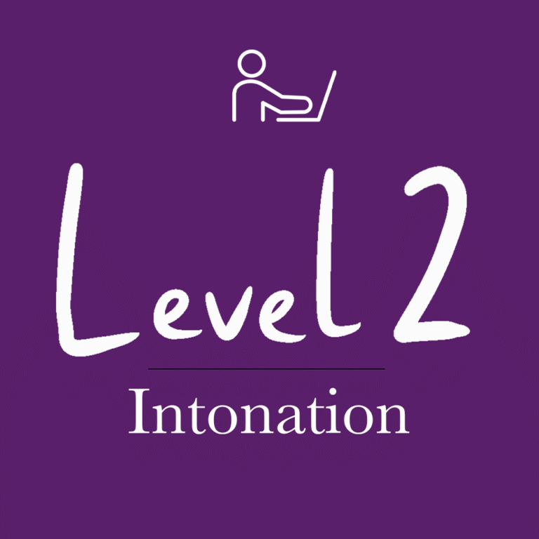 Level 2 - Intonation - Pronunciation Studio