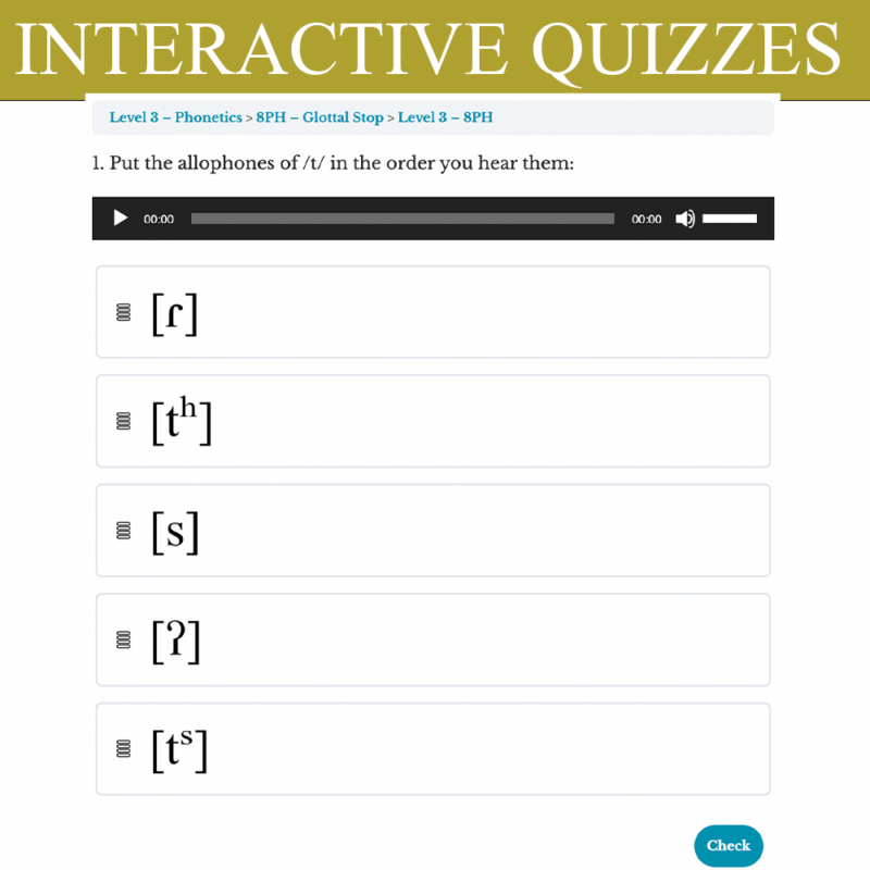Level 3 - Phonetics - Pronunciation Studio