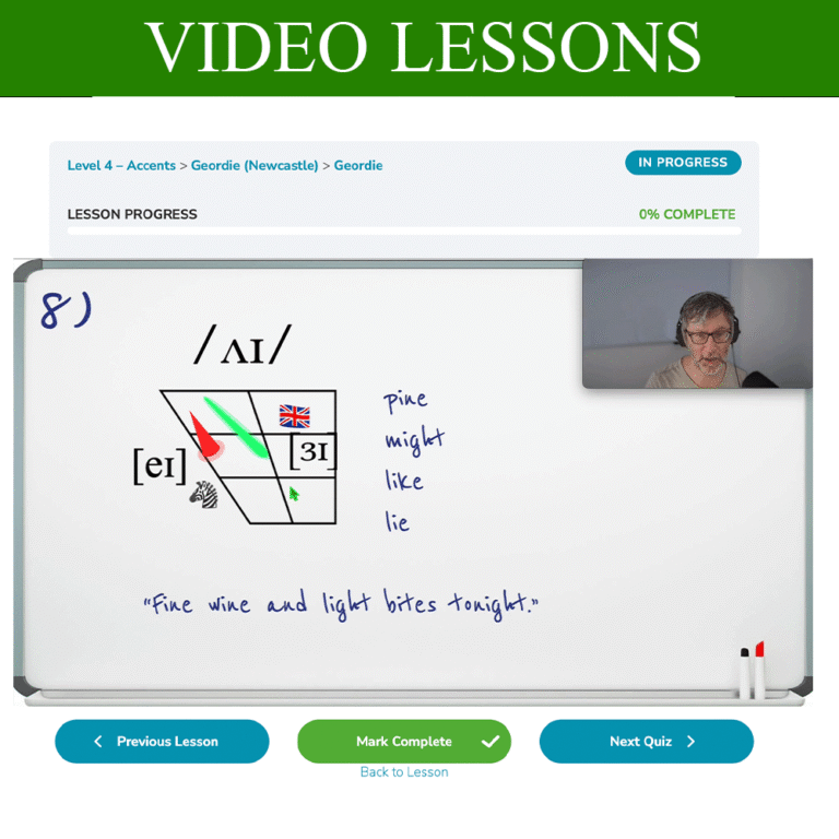 Level 4 - Accents - Pronunciation Studio